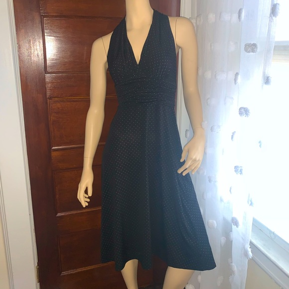 Evan Picone | Dresses | Vintage Evan Picone Dress Blackgold Beaded ...